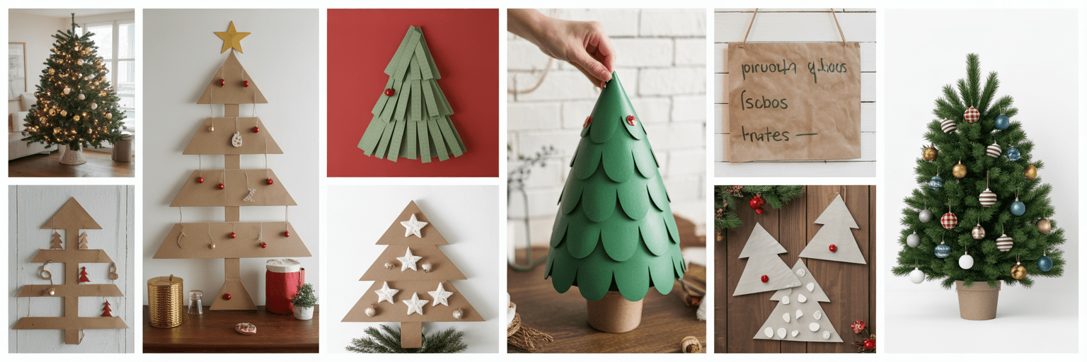 25 Handmade Christmas Tree Crafts That Sparkle with Love - EcoCation