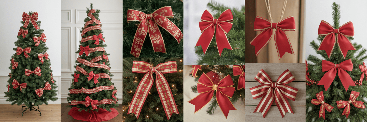 25 Christmas Tree Bow Ideas to Tie Your Holiday Look Together - EcoCation