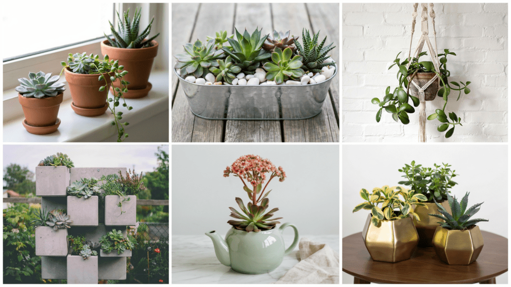 25 Charming Succulent Planter Ideas for a Happier Home - EcoCation